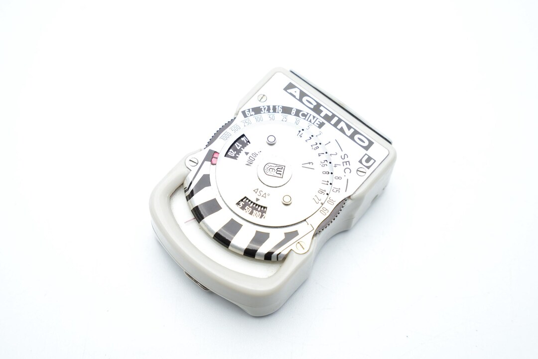 Actino U Light Meter – 1950s Analog Selenium Meter, Light Grey, for ...