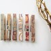NEW Clothespins, Klimt Art, Handmade, Artist Clothespins, Rustic Style ...