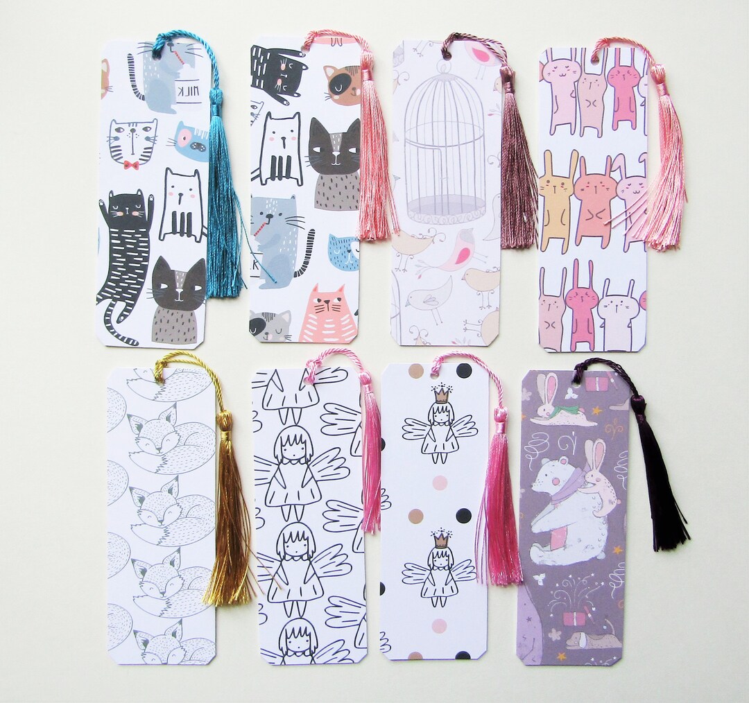 Paper Bookmarks, Individual Bookmarks, Variety of Paper Bookmarks to ...