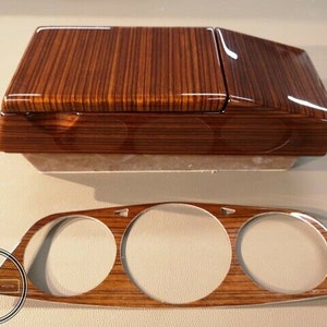 Mercedes-benz W123 C123 Wood Accessory Set W123 Coupe Wood Trim Zebrano ...