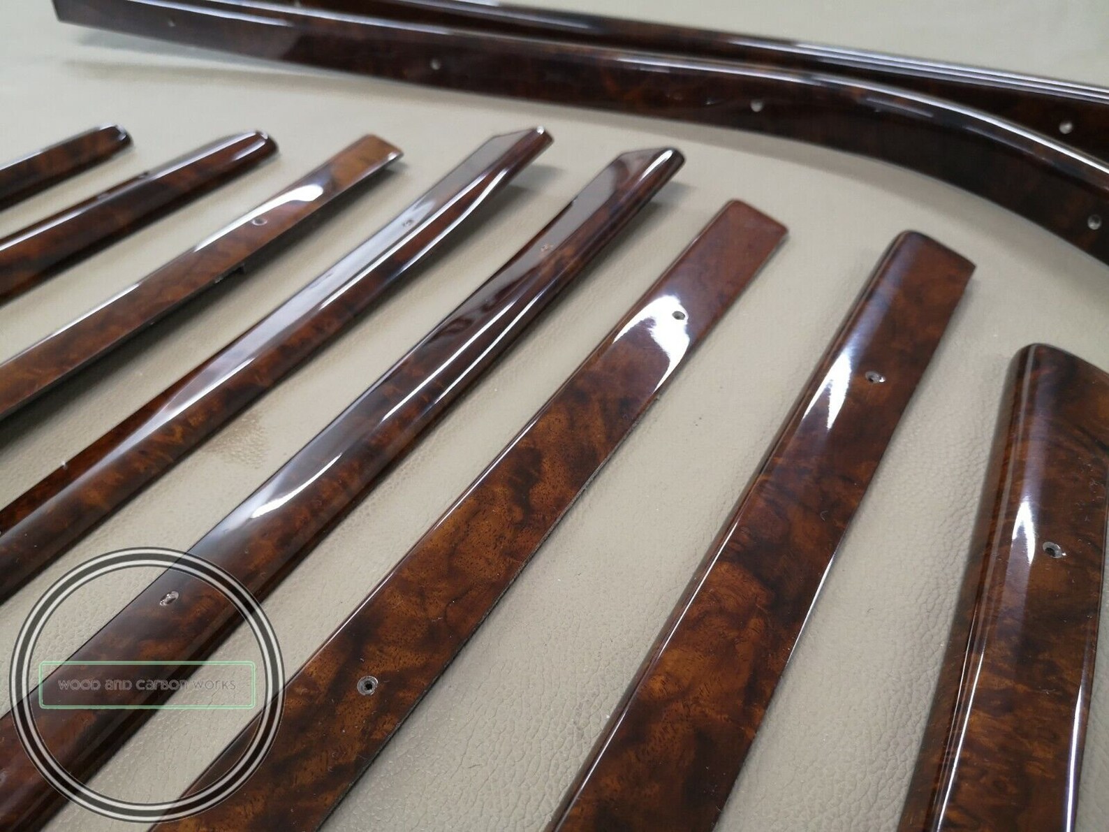 Mercedes W108 Window Trim Set 10 Pieces as Set for Short Base Burlwood ...
