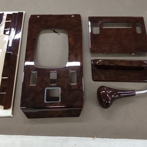 Mercedes 380sl R107 Sl Center Shift Wood Trim Burlwood Fits 500sl 380sl ...