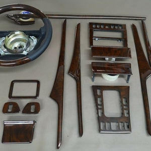Mercedes W210 Wood Trim Set W210 E55 Amg E430 E320 E300 E420 Burlwood ...