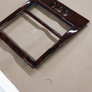 Mercedes W210 Wood Trim Comand Screen Burled Walnut W210 Climate Panel ...