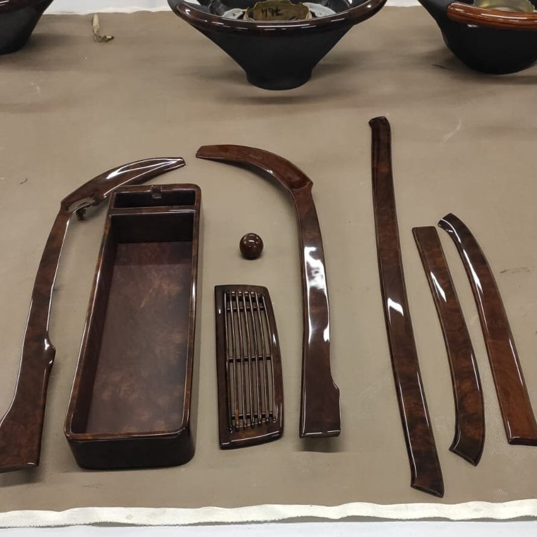 Mercedes Benz W113 Wood Trim Set 250sl 230sl 280sl Pagoda Burlwood ...
