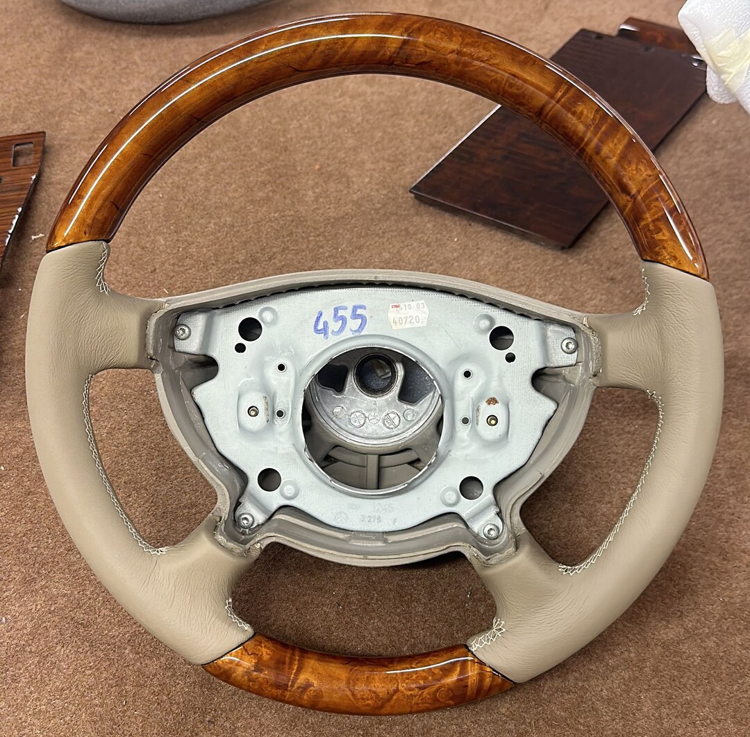 Mercedes W211 Wood Steering Wheel Chestnut - Etsy