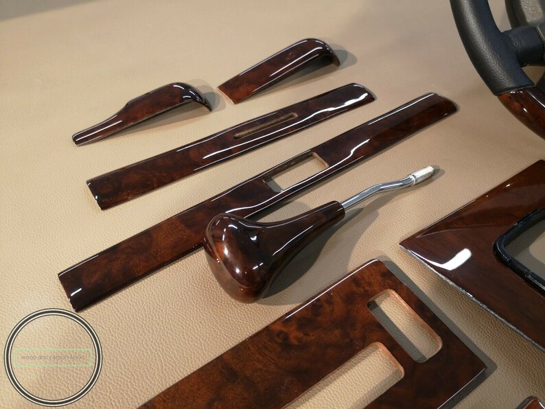 Mercedes Benz Wood Trim for W123 Dashboard C123 Burled Walnut Burlwood ...