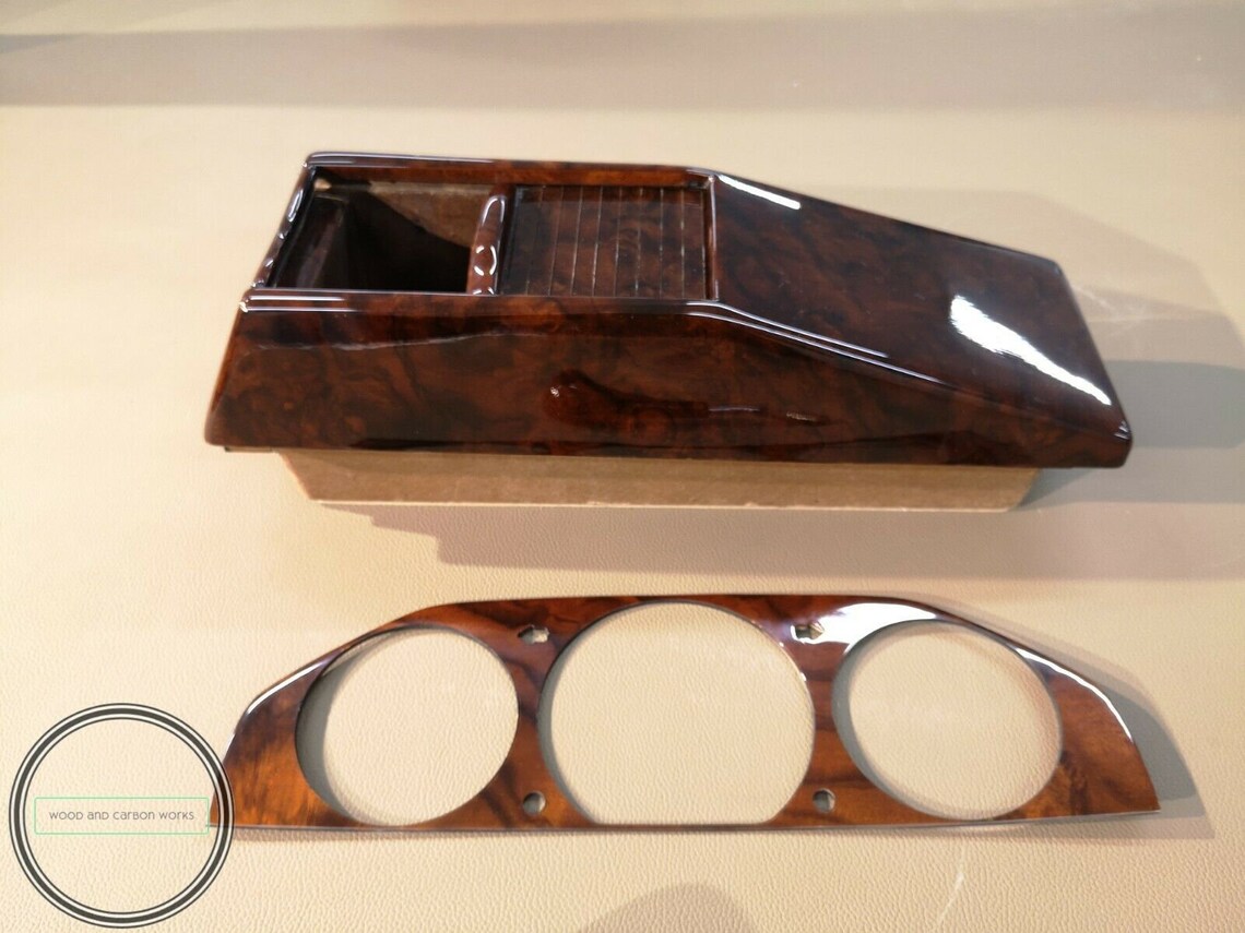Mercedes-benz W124 Wood Box Accessory Set W124 Coupe Wood Trim Burlwood ...