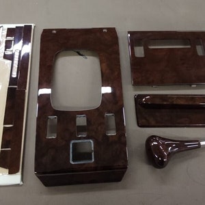 Mercedes 380sl R107 Sl Center Shift Wood Trim Burlwood Fits 500sl 380sl ...