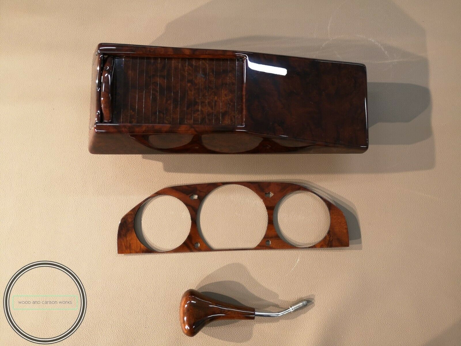 Mercedes-benz W124 Wood Box Accessory Set W124 Coupe Wood Trim Burlwood ...
