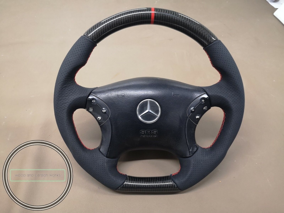 Mercedes W203 Carbon Steering Wheel Mercedes Benz Carbon W203 Amg Style ...