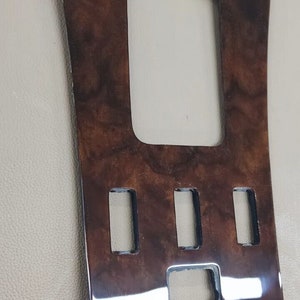 Mercedes W126 Center Shift Trim Console Burled Walnut 1979-1985 First ...