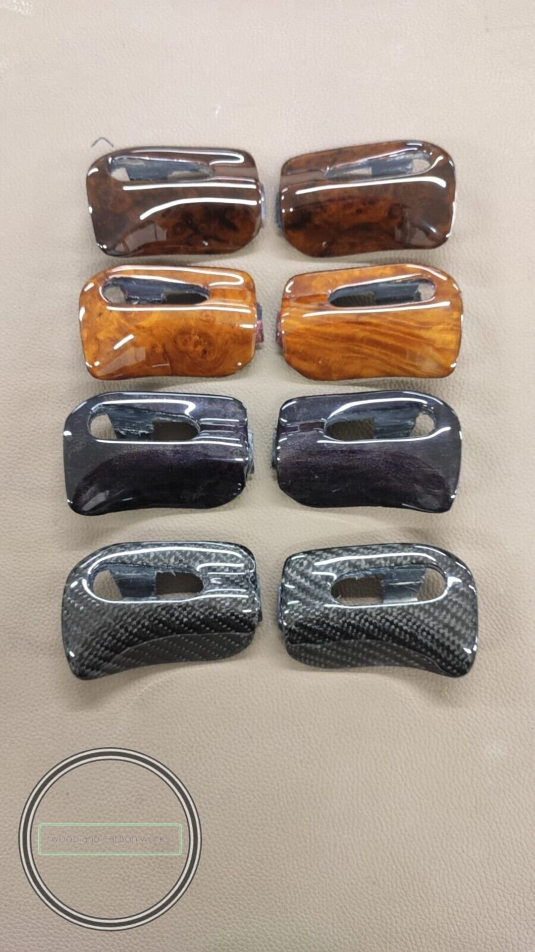 Mercedes R129 Sun Visor Trim Caps Wood Sl320 Sl500 Sl600 300sl 500sl a ...