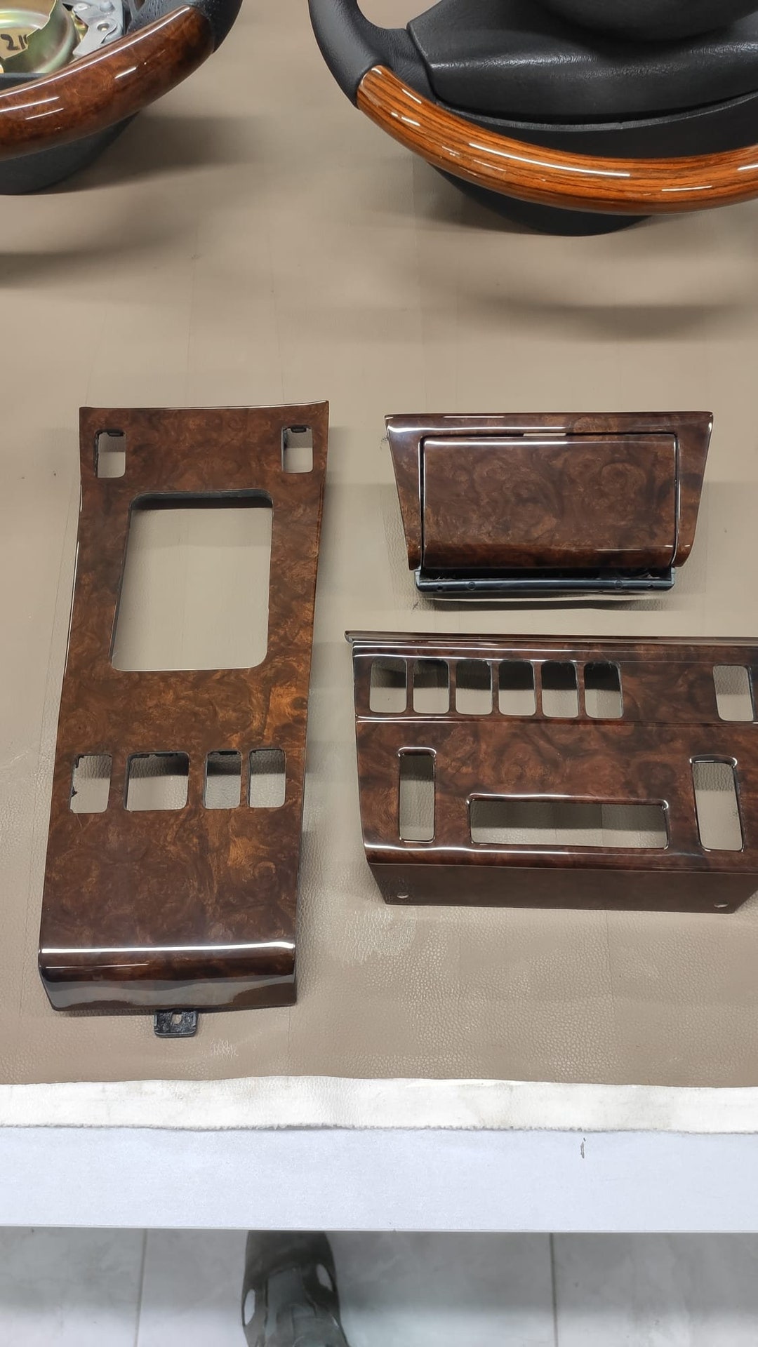 Mercedes W124 Wood Trim Set Burl Wood Burled Walnut - Etsy