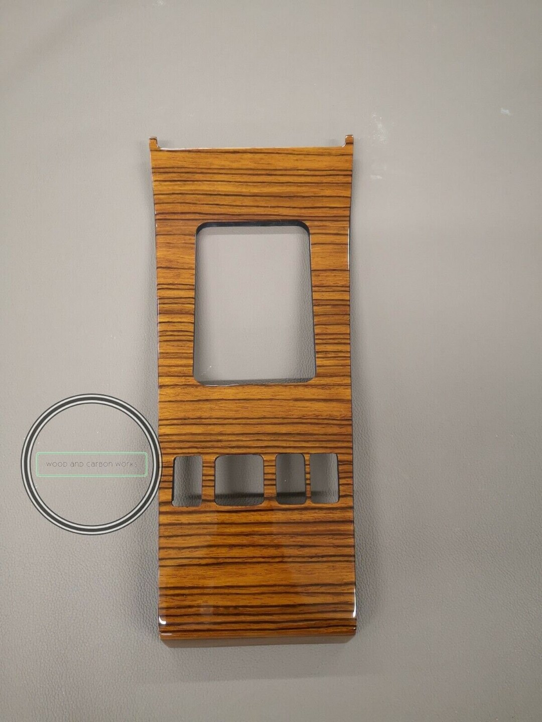 Mercedes W124 Wood Center Console Shifter Trim Zebrano - Etsy