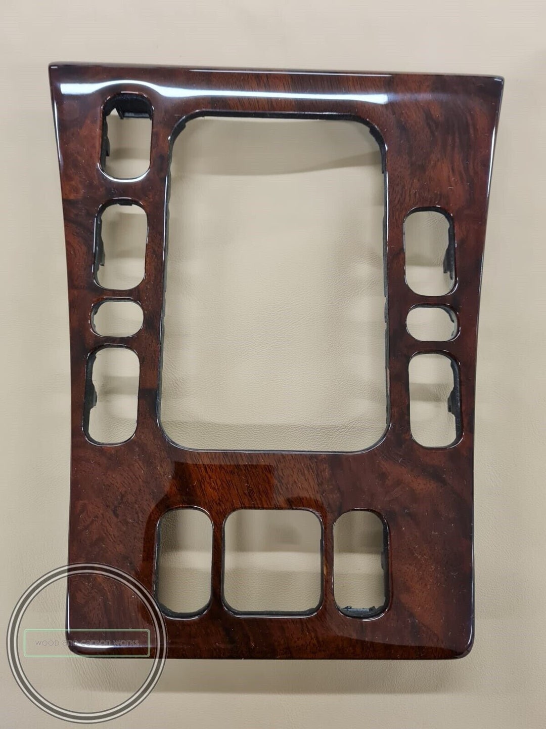 Mercedes W210 Center Console Wood Trim Elegance Center Burled Walnut ...