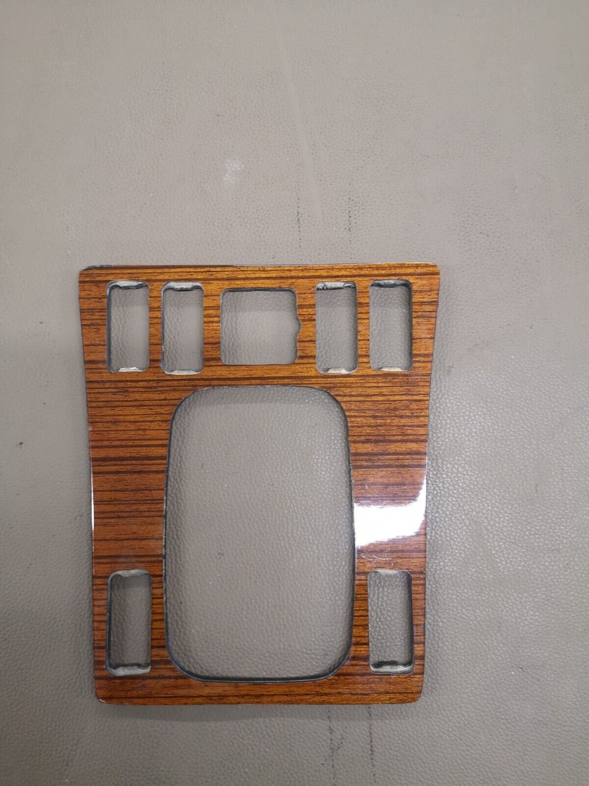 Mercedes W201 Wood Trim Center Console Shifter Bezel Zebrano Stick Gear ...