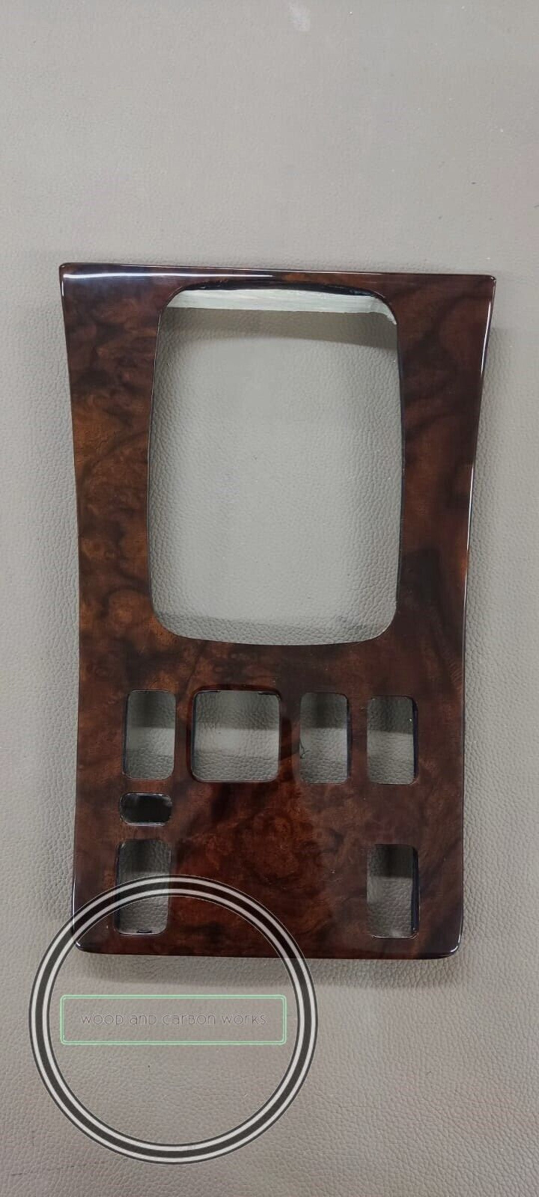 Mercedes W126 Center Shift Trim for Manual Shift Console Burled Walnut ...