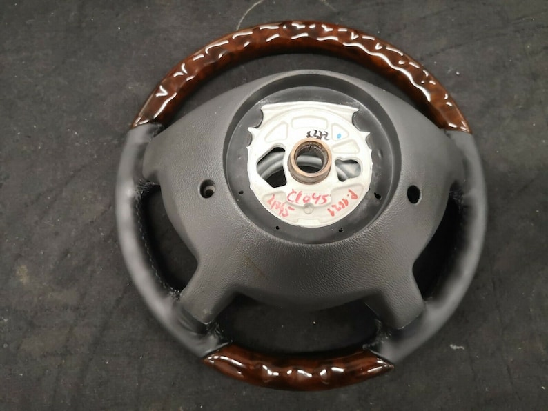 Mercedes W211 Wood Steering Wheel E320 E500 Burled Walnut Steering ...