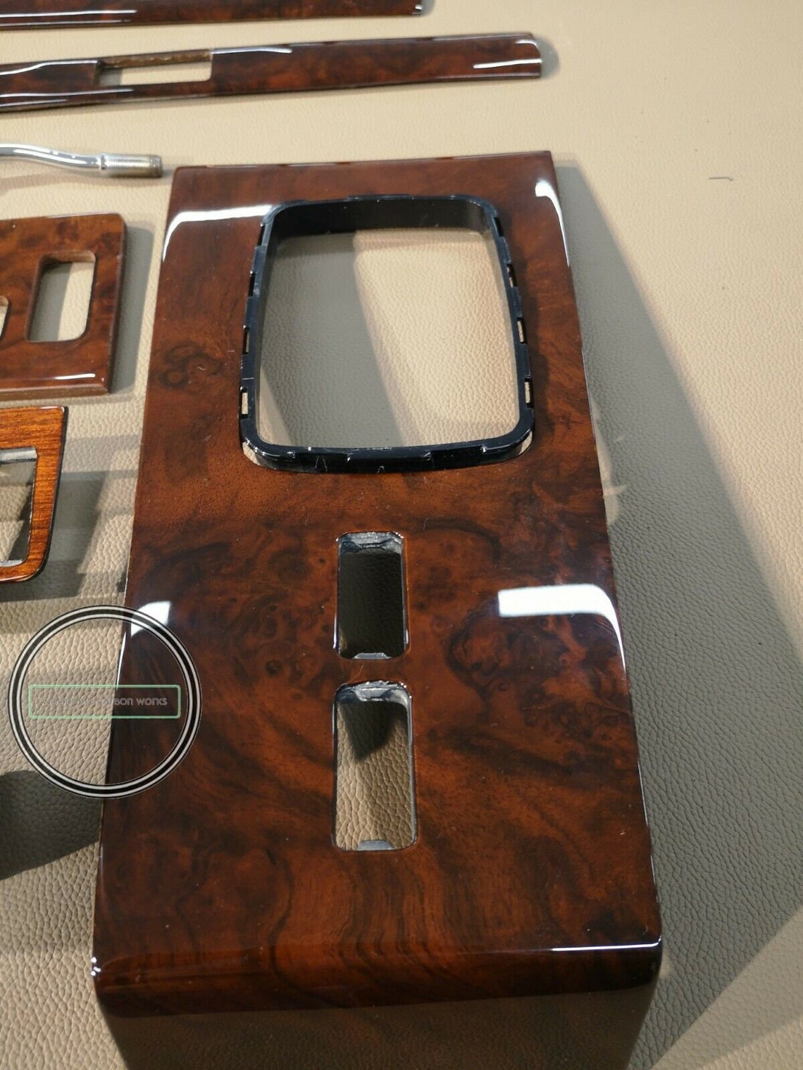 Mercedes Benz Wood Trim for W123 Dashboard C123 Burled Walnut Burlwood ...