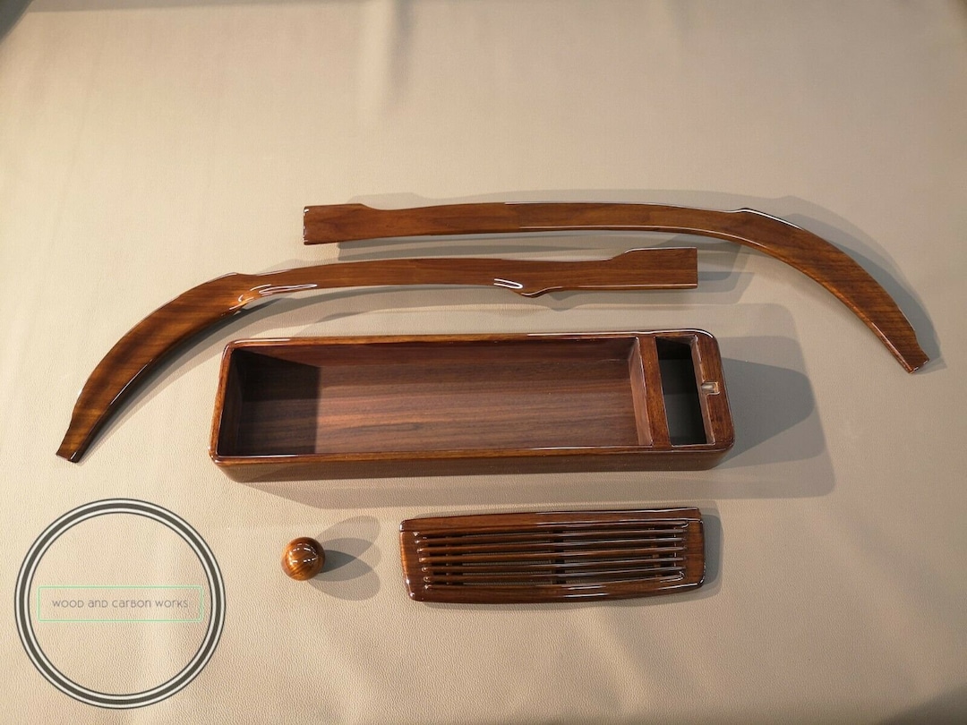 Mercedes Benz W113 Wood Trim Set 250sl 230sl 280sl Pagoda Plain Walnut ...