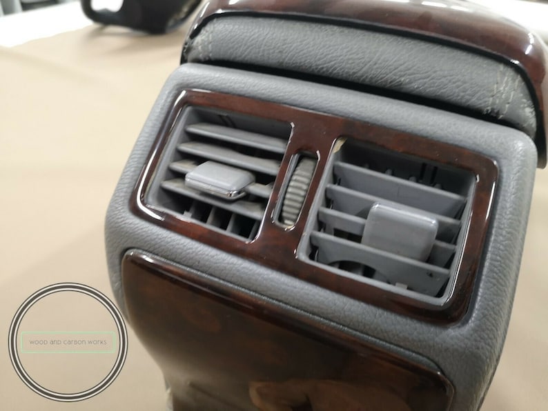 Mercedes W210 E55 Amg Wood Trim Set for Central Piece E320 E430 Burled ...