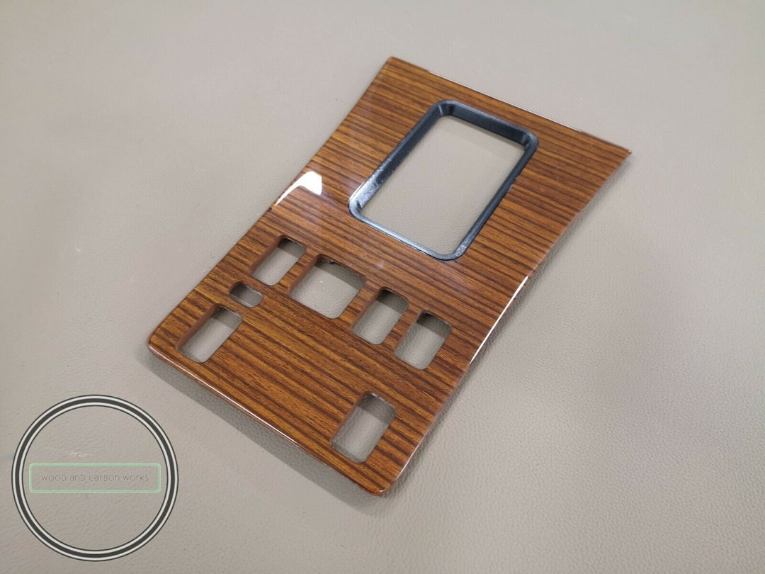 Mercedes W126 500sel 560sel 560sec Zebrano Trim Center Shift Console ...