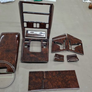 Mercedes R129 Wood Trim Set Early Models Full Set Burlwood Sl500 Sl600 ...