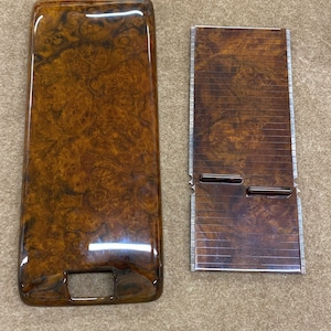 Mercedes Benz R129 Wood Trim Set Sl Center Console Accordion Burlwood ...