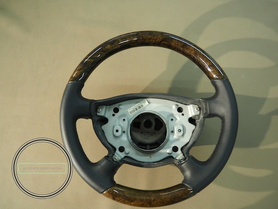 Mercedes Wood Steering Wheel for W211 E320 E500 E55 Amg 03-06 | Etsy