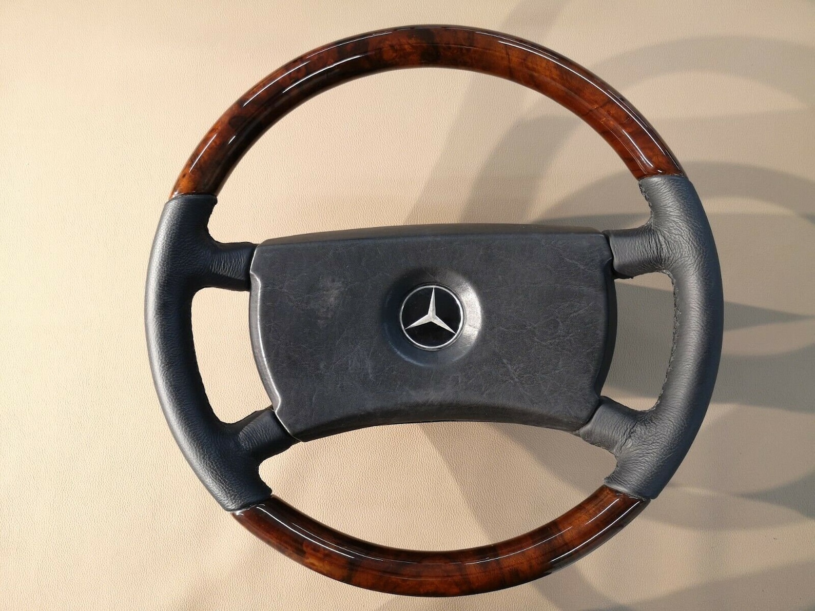 Mercedes R107 W123 W124 W201 Wood Steering Wheel Walnut - Etsy
