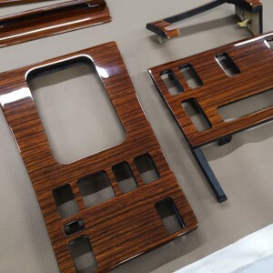 Mercedes W126 Coupe Wood Zebrano Wood Trim Set - Etsy