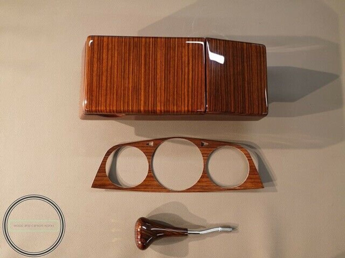 Mercedes-benz W123 C123 Wood Accessory Set W123 Coupe Wood Trim Zebrano ...