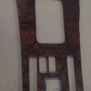 Mercedes W126 Center Shift Trim Console Burled Walnut Automatic - Etsy