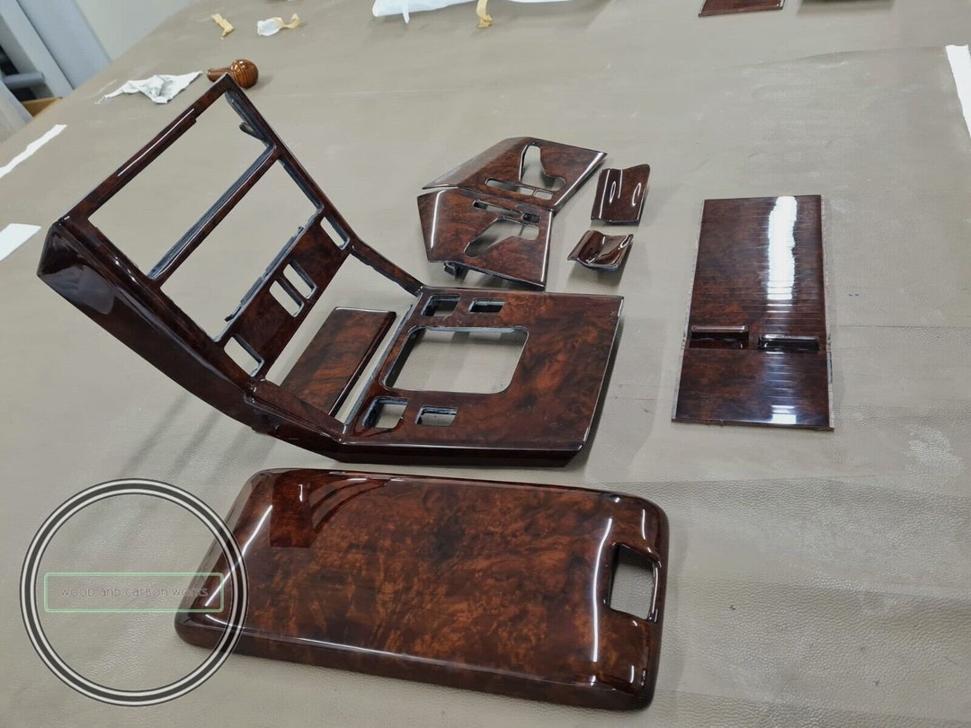 Mercedes R129 Wood Trim Set Early Models Full Set Burlwood Sl500 Sl600 ...