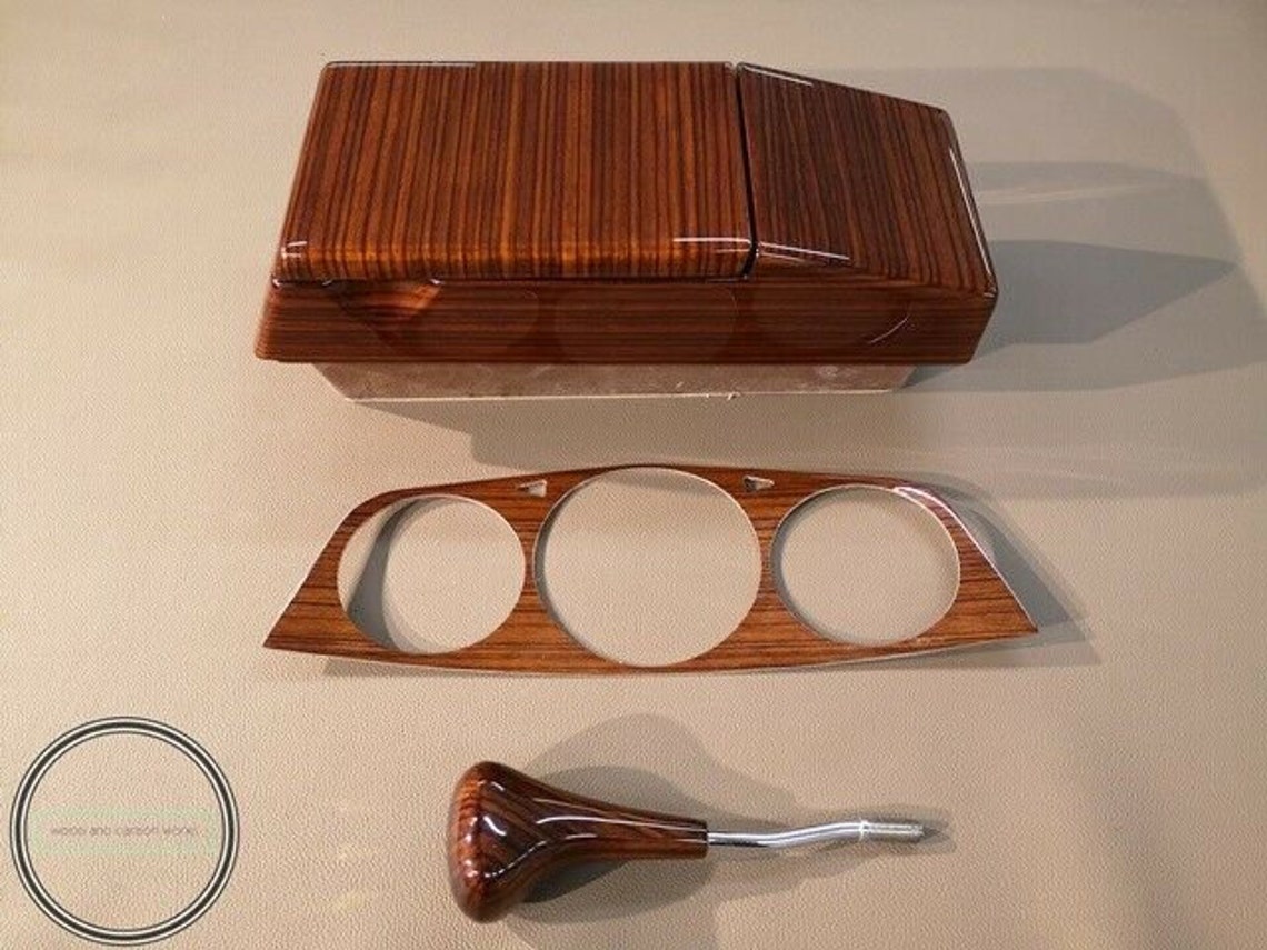 Mercedes-benz W123 C123 Wood Accessory Set W123 Coupe Wood Trim Zebrano ...