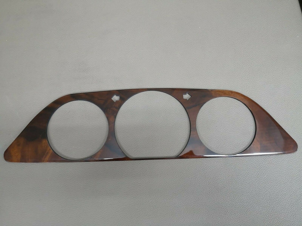 Mercedes Benz W126 Instrument Cluster Speedometer Wood Panel Trim ...