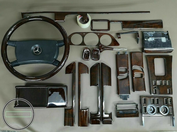 Mercedes Benz W126 Wood Trim Set 500se 500sel 280se Wood | Etsy