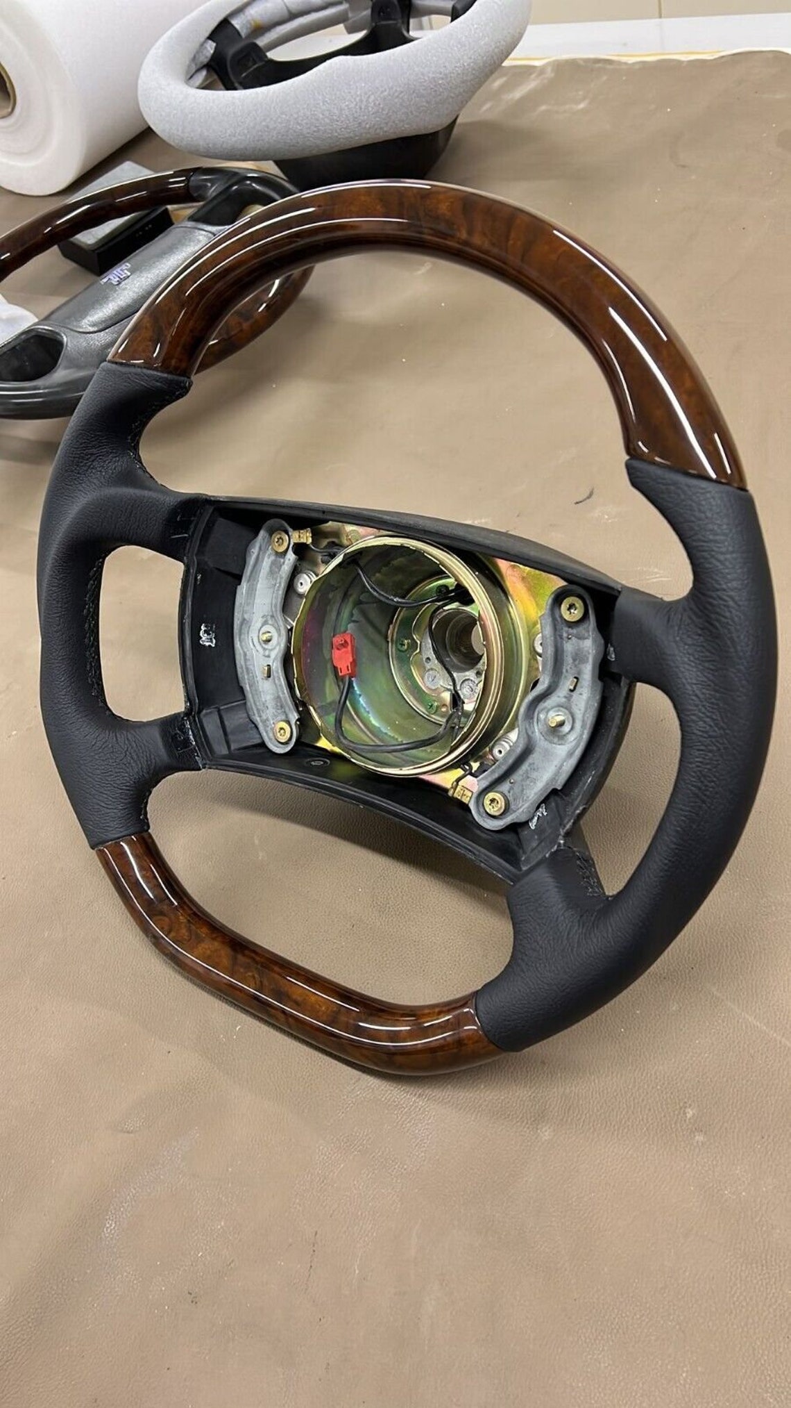 Mercedes Srs Version Wood Steering Wheel R107 W126 R129 Amg Look - Etsy