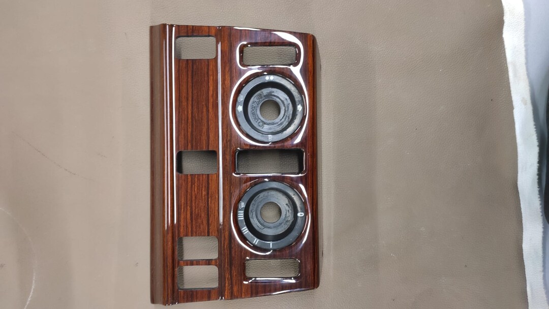 Mercedes W124 Climate Panel Zebrano Ac Climate Control Wood Panel - Etsy
