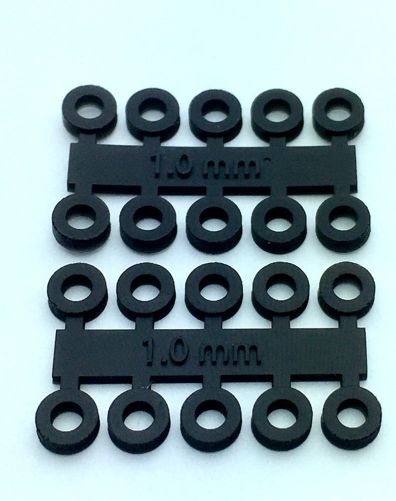 T-jet Spacers in Assorted Thicknesses for Axles HO Slot Cars - Etsy