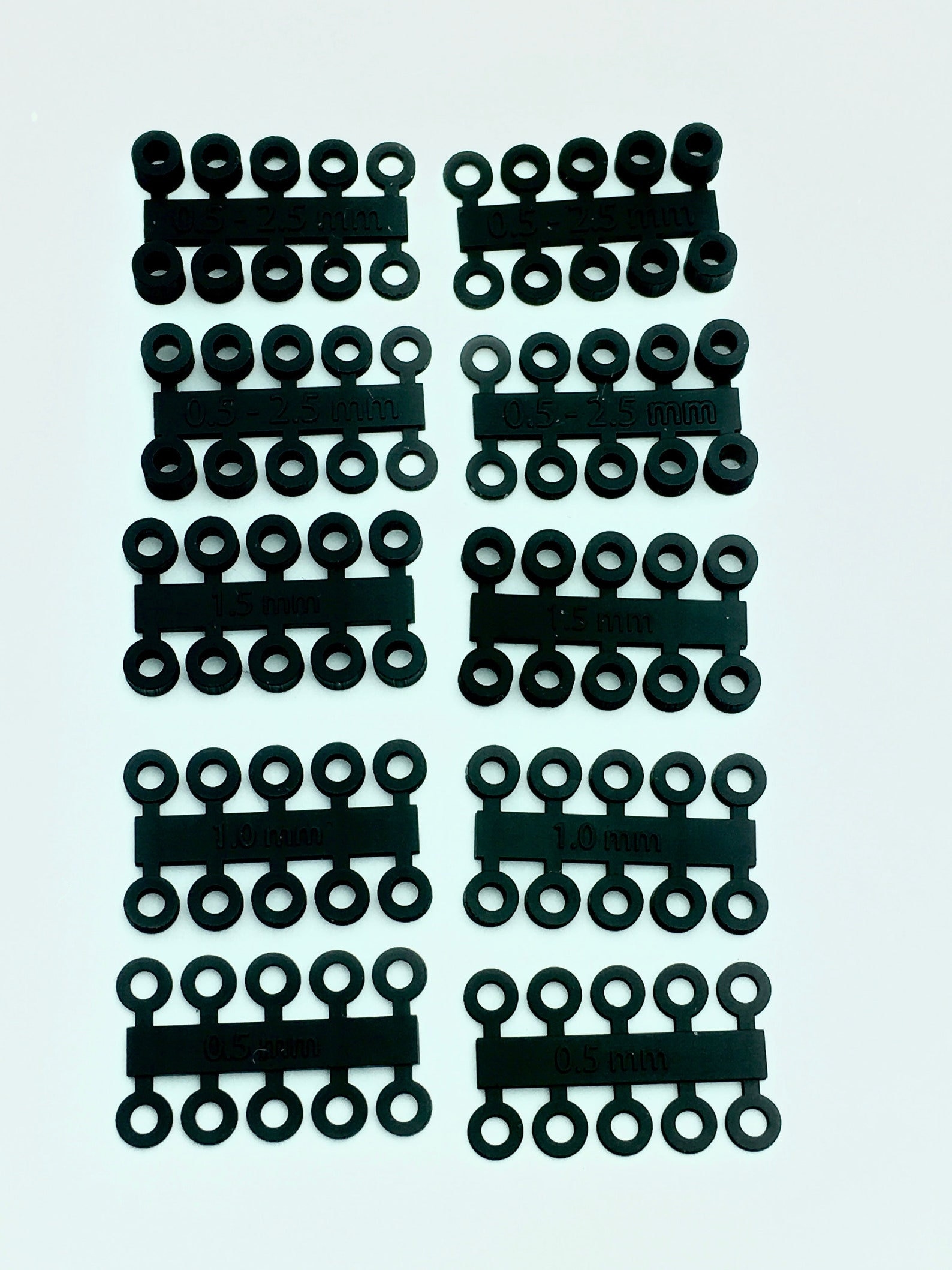 T-jet Spacers in Assorted Thicknesses for Axles HO Slot Cars - Etsy