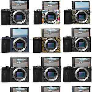 SONY A6000 A6100 A6300 A6400 A6500 A6600 A6700 Camera Skins Customized ...