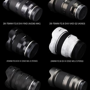 Sony Tamron Camera Lens Skins Customized Sony Tamron Camera Lens Skin ...