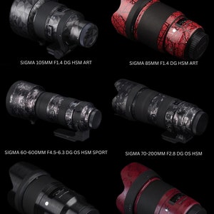 Canon Sigma Camera Lens Skins Customized Canon Lens Protection Skin ...