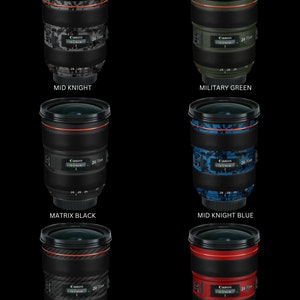 Canon EF Camera Lens Skins Canon USM Lens Wrap Customized Camera Lens ...