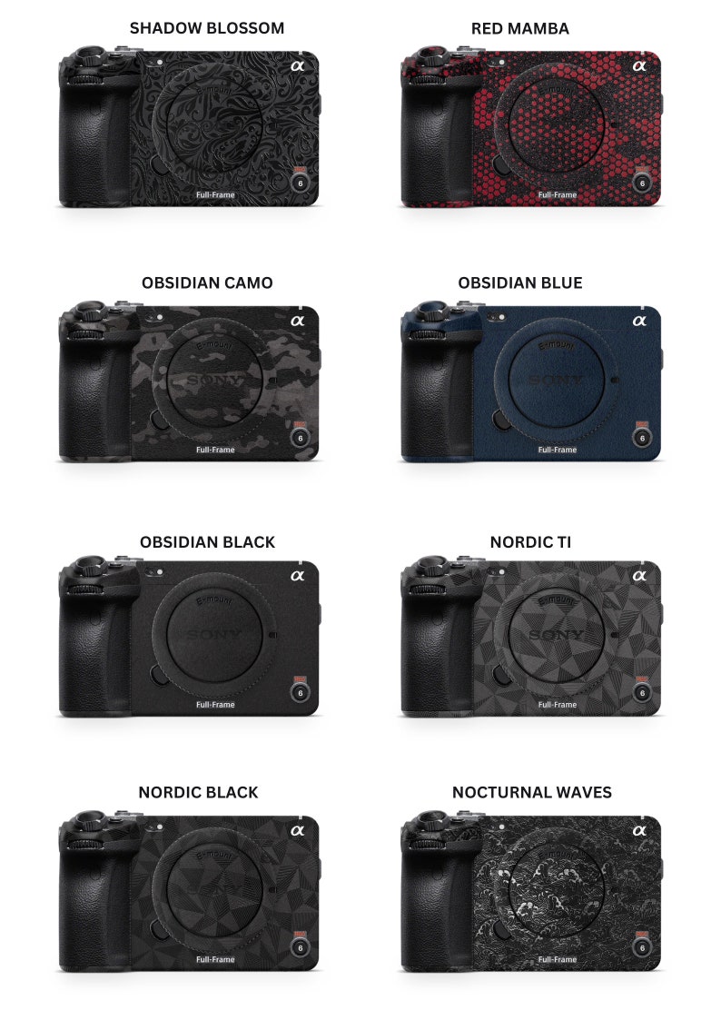 SONY FX3 and FX30 Camera Skins Customized Camera Lens Skin Wraps - Etsy