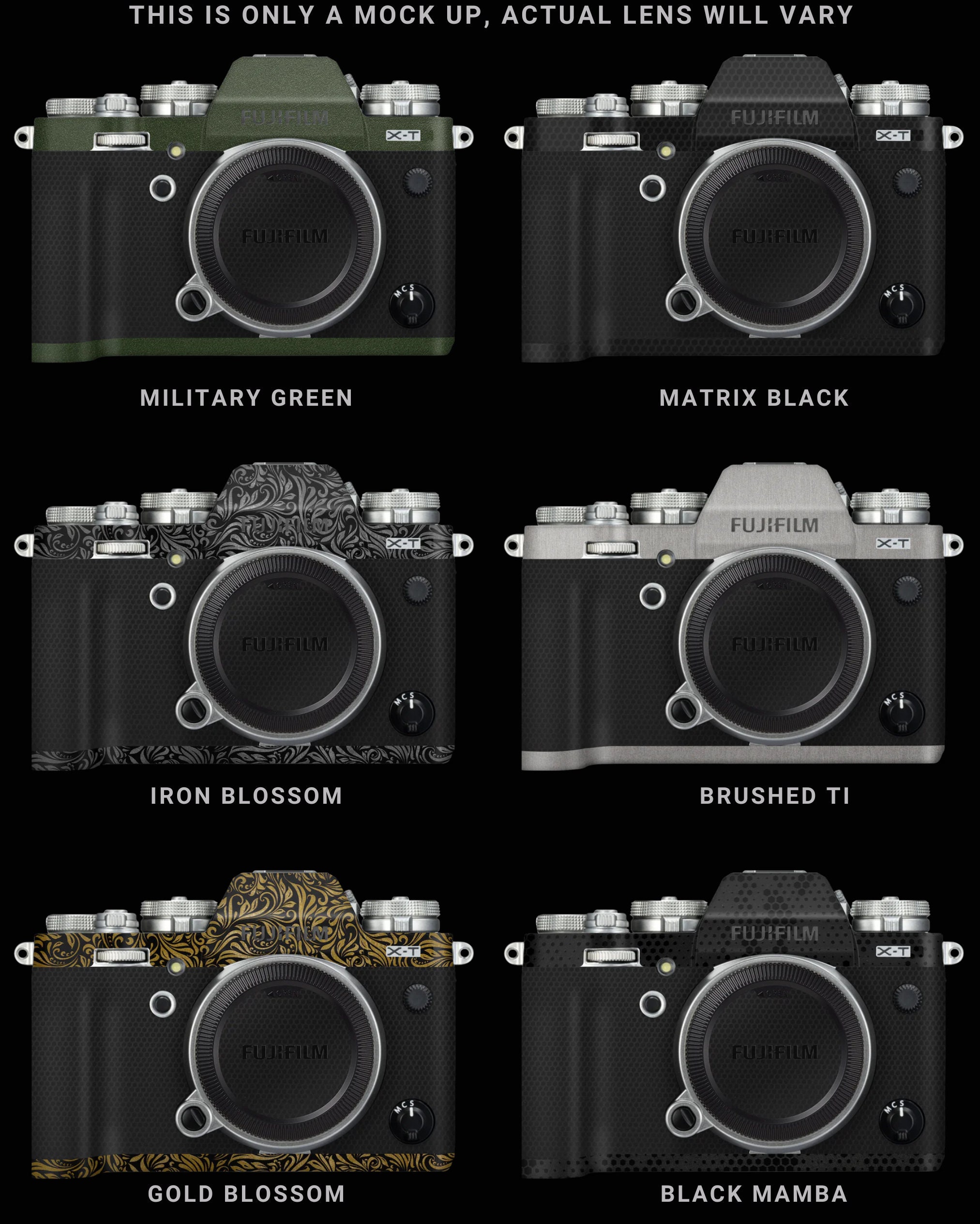 FUJIFILM X100VI Camera Skins Customized Camera Lens Skin Wraps Fujifilm ...