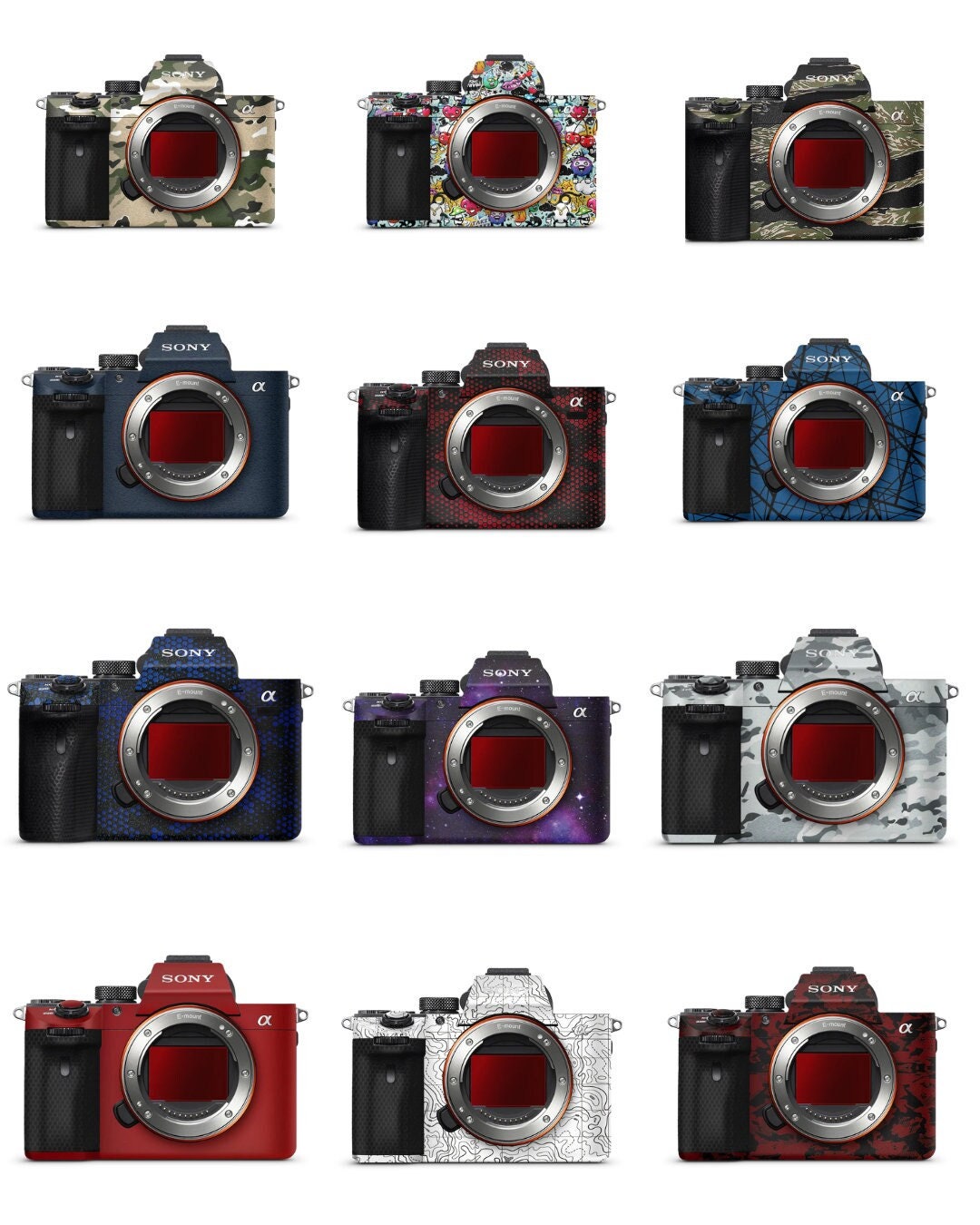SONY RX10 IV M4 Camera Skins Customized Camera Lens Skin Wraps SONY ...