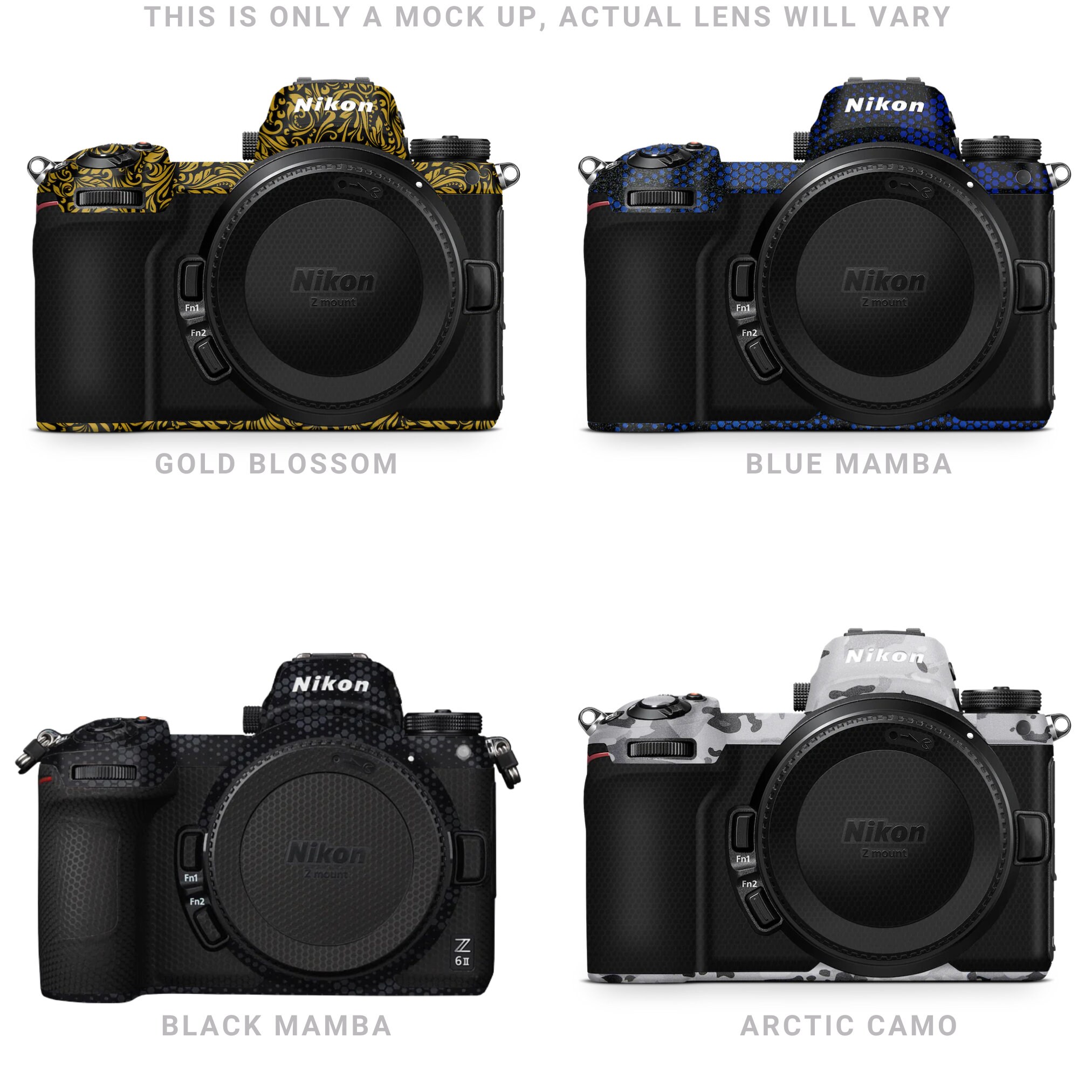 NIKON ZF & ZFC Camera Protection Skins Customized Nikon Camera Skin ...